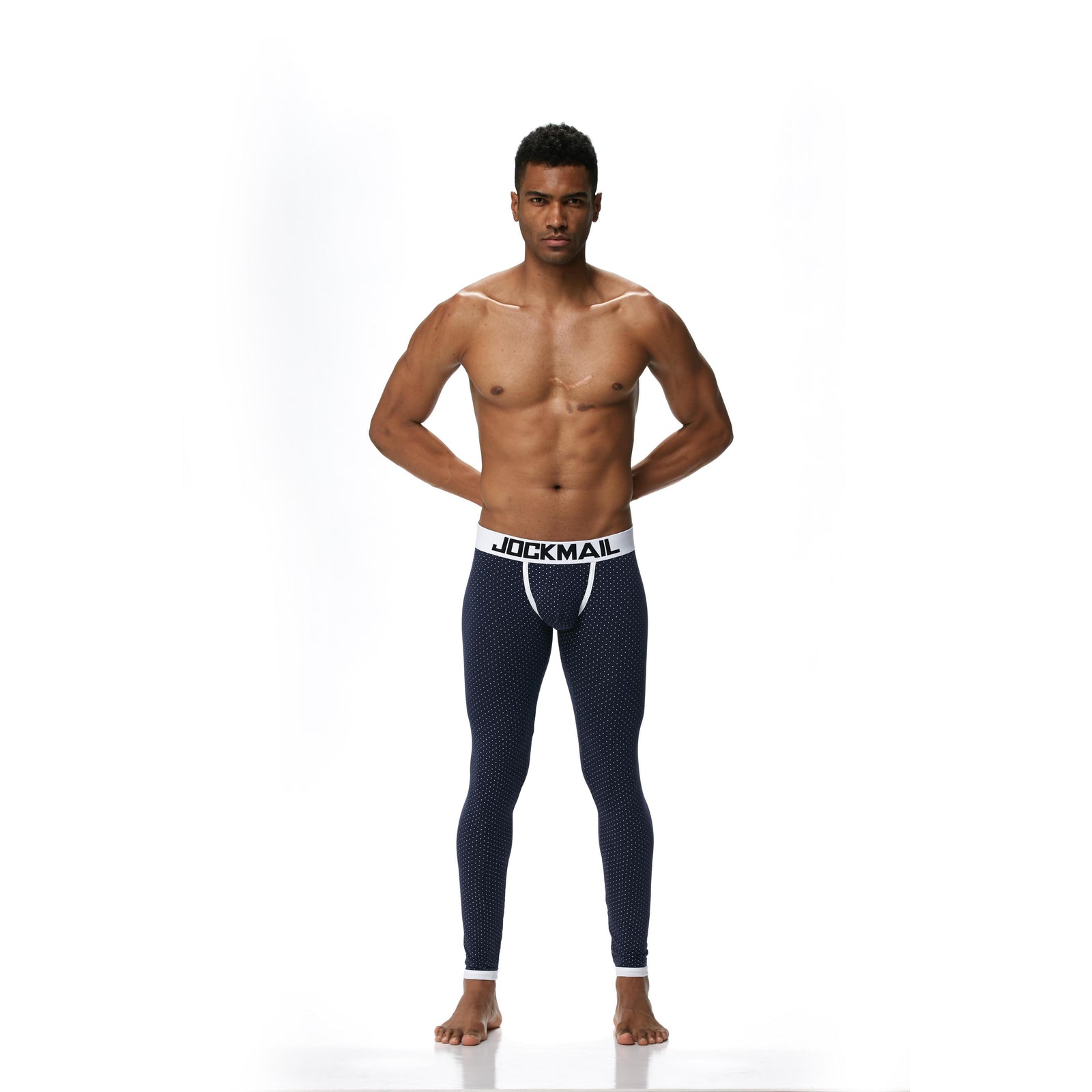 Home Men's JOCKMAIL JM1103 - Dotted Longjohn