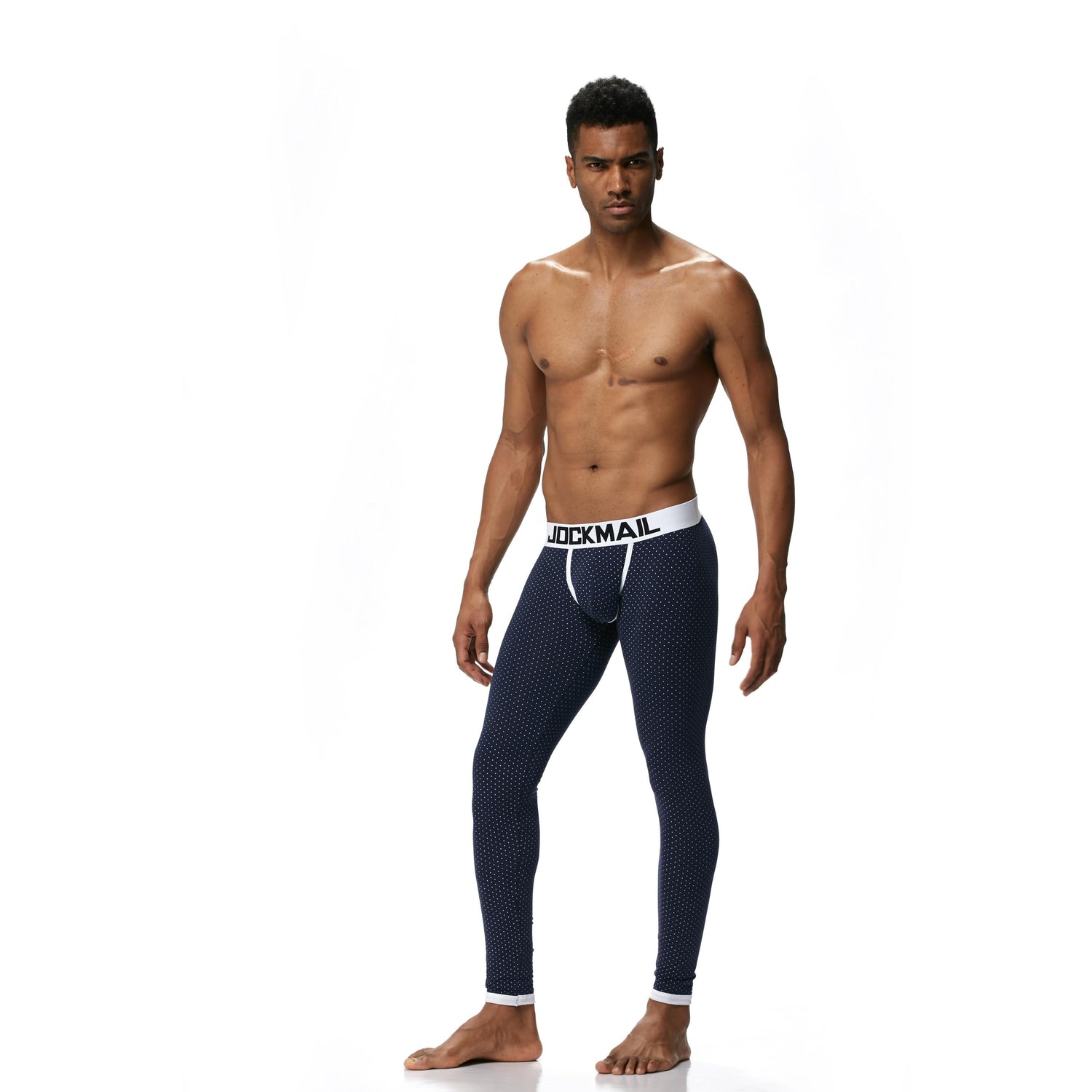 home men s jockmail jm1103 dotted longjohn