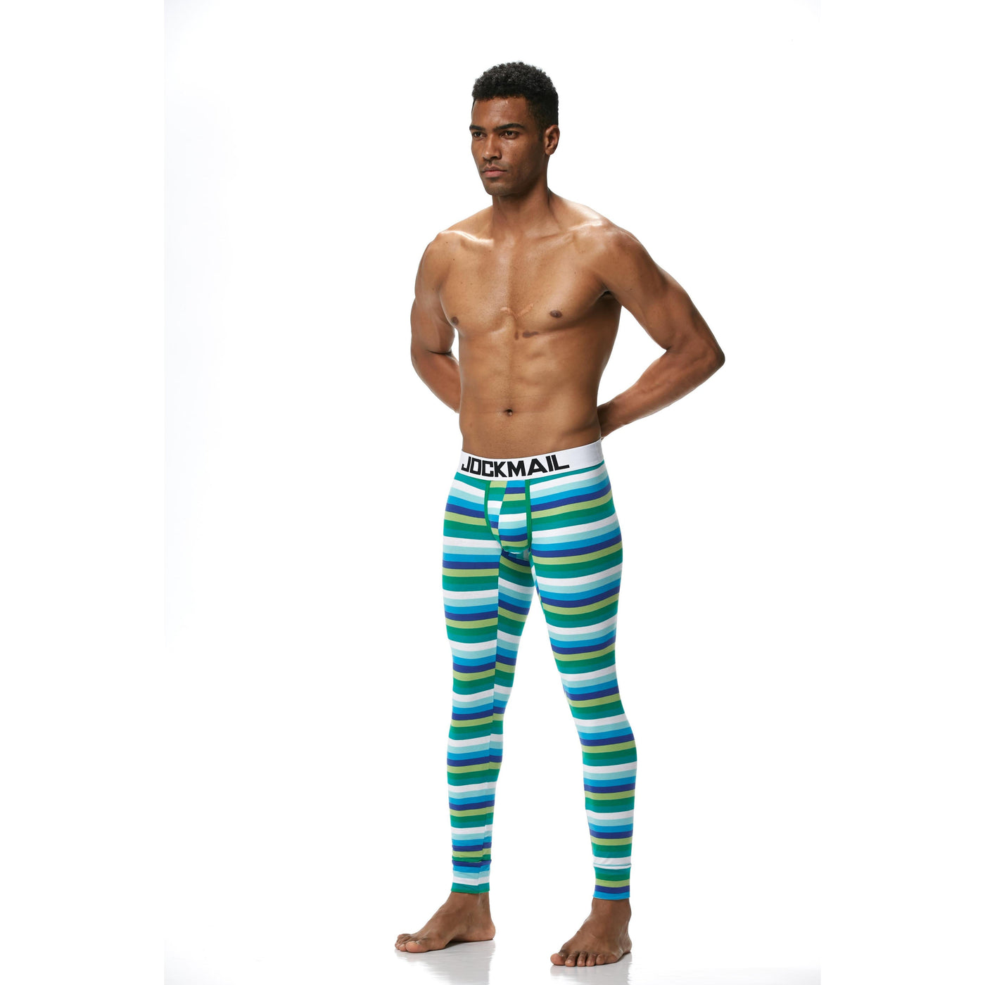 Men's JOCKMAIL JM1106 - Stripe Longjohn