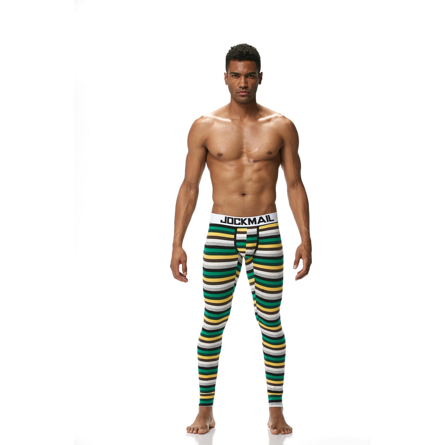 Home Men's JOCKMAIL JM1106 - Stripe Longjohn
